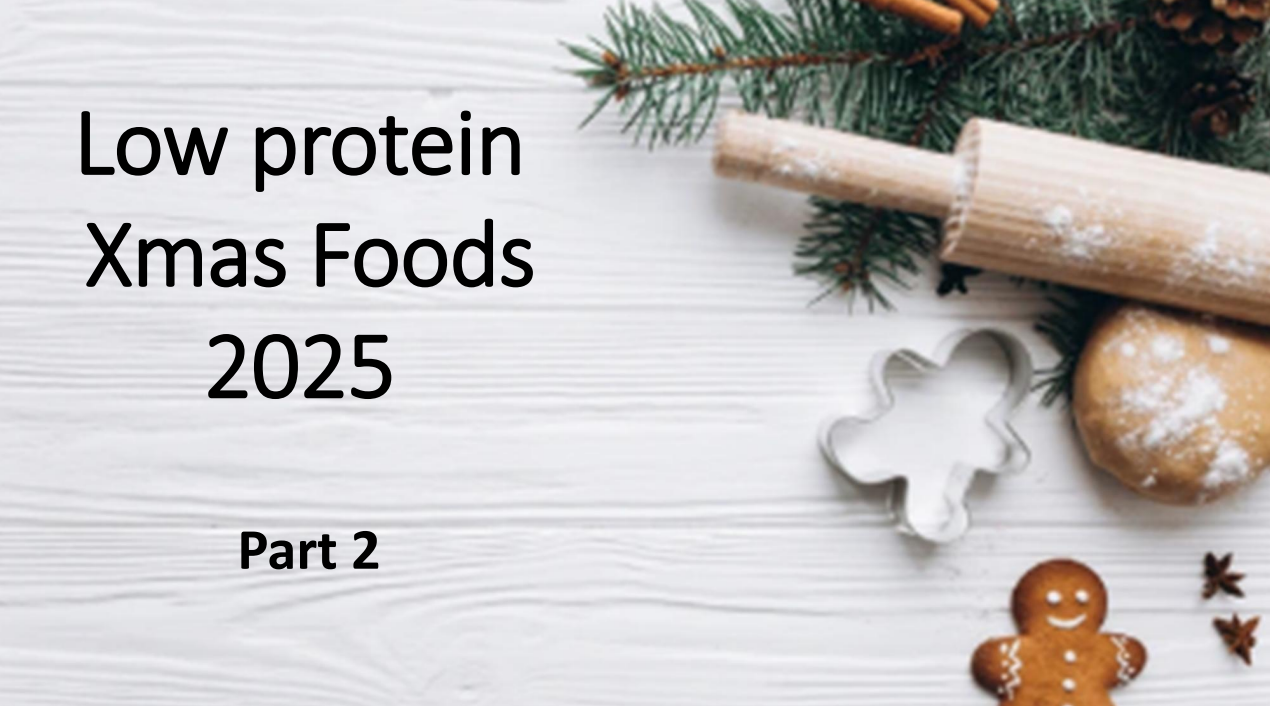 Low protein Christmas Treats part 2 - The National Society for ...